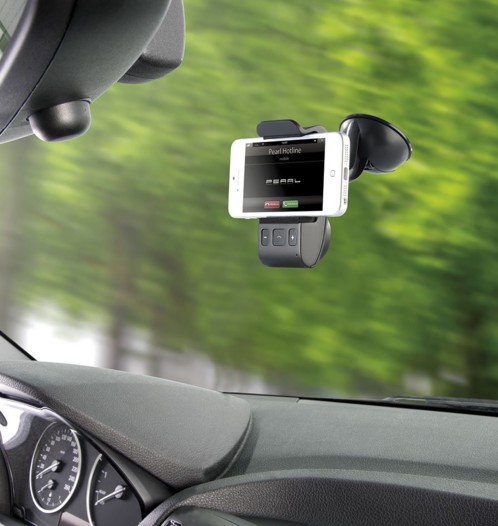 Kit mains-libres Bluetooth pour auto avec haut-parleur et support ...