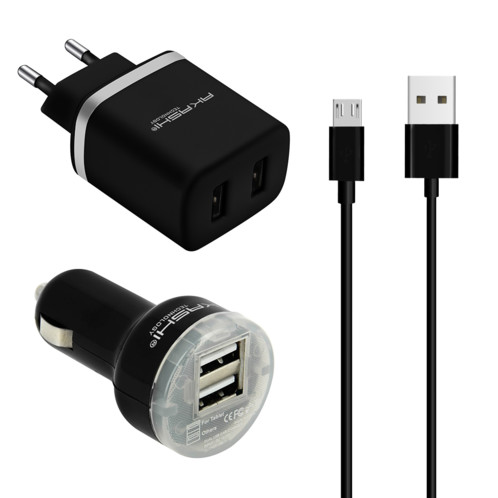 Double chargeur USB 12V et 230V avec charge Rapide 2,1 A | Chargeurs ...