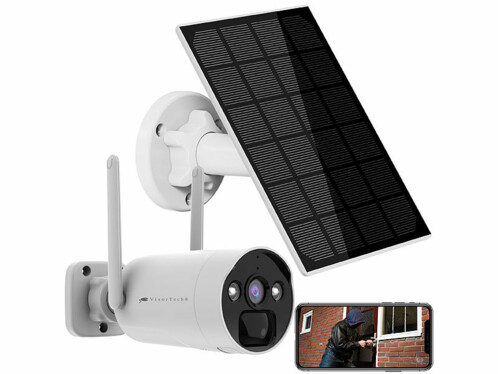 Caméra de surveillance solaire sans fil 2K DSC-500.cam pour ...