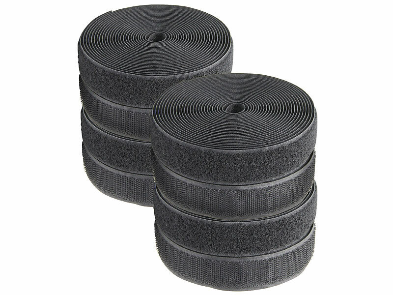 4 bandes à scratch à coudre 25 mm x 8 m | Réparation / Personnalisation ...