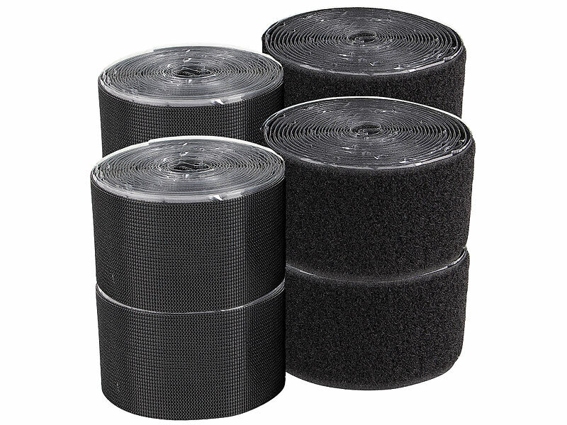 4 bandes à scratch autocollantes 50 mm x 4 m | Colles et adhésifs ...