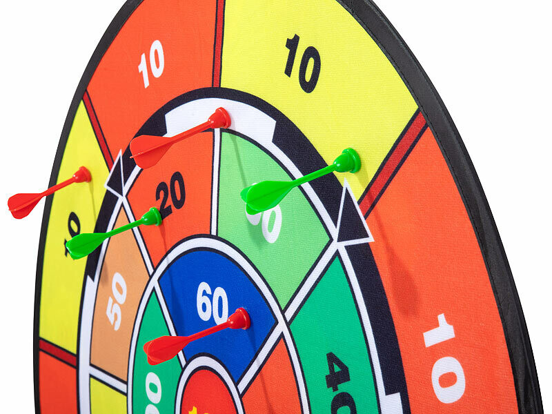 Cible double face à scratch pliable Ø 72 cm | Jeux de société | Pearl.fr