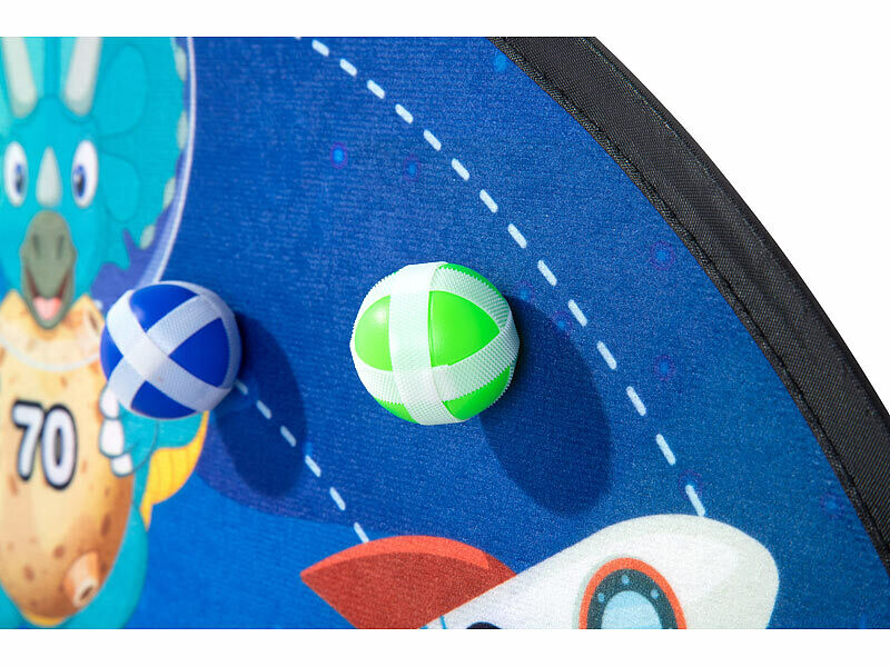 Cible double face à scratch pliable Ø 72 cm | Jeux de société | Pearl.fr