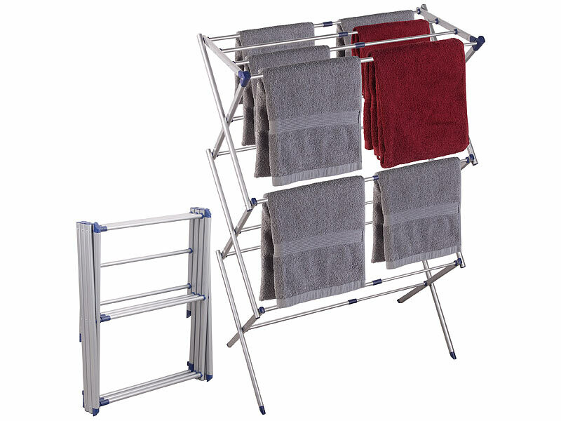 Étendoir à linge pliable et extensible | Repassage et textiles | Pearl.fr