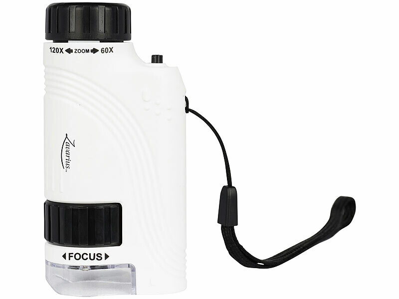 Microscope de poche grossissement 120 x avec LED | Microscopes USB ...