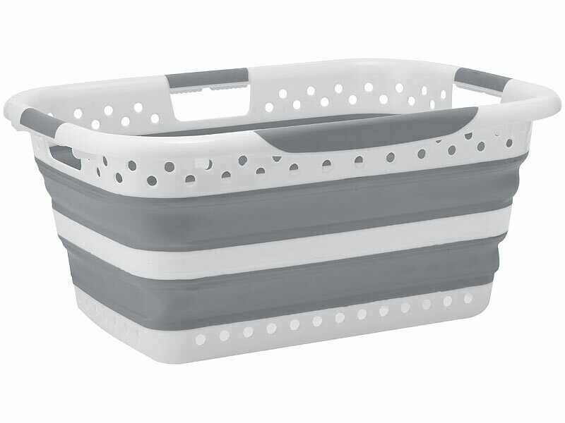 Panier à linge pliable 40 L | Accessoires salle de bain | Pearl.fr