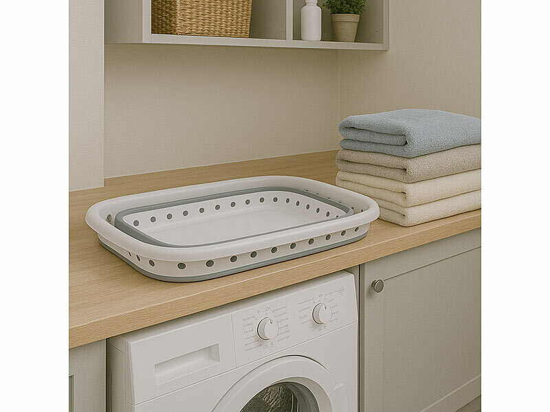 Panier à linge pliable 40 L | Accessoires salle de bain | Pearl.fr