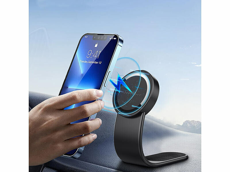 Support smartphone magnétique flexible pour voiture | Supports pour ...
