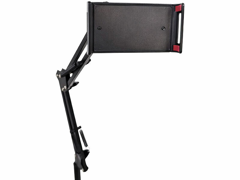 Support sur pied pour smartphone et tablette 5" à 12" – 30 à 160 cm ...