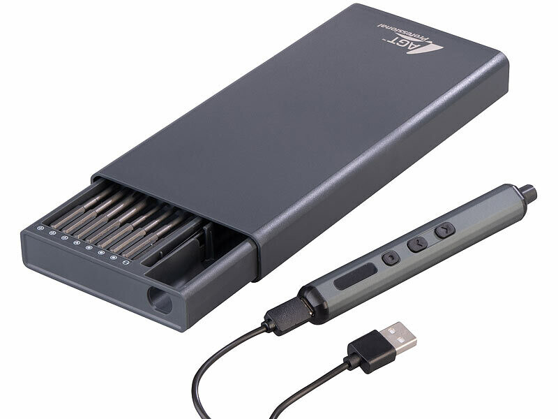 Tournevis électrique de précision avec écran / 64 embouts | Outillage à ...