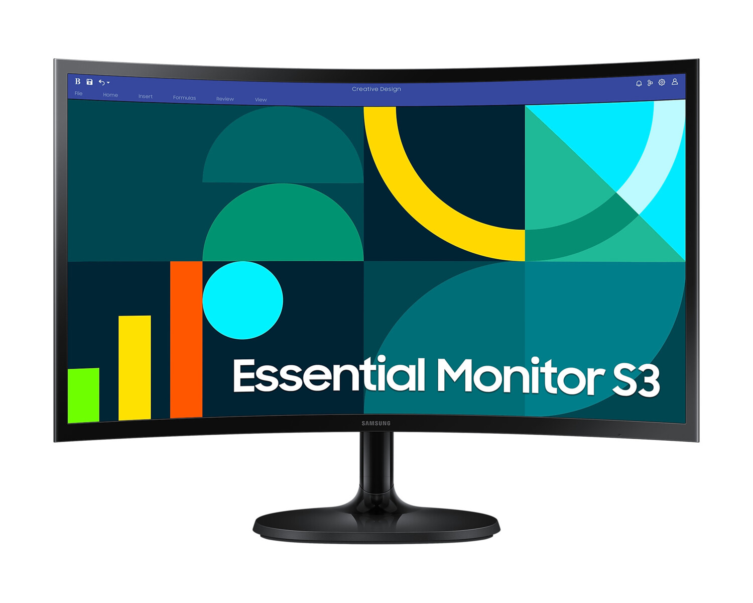 Écran incurvé Full HD 27" Essential Monitor S36GD | Écrans 24" et ...