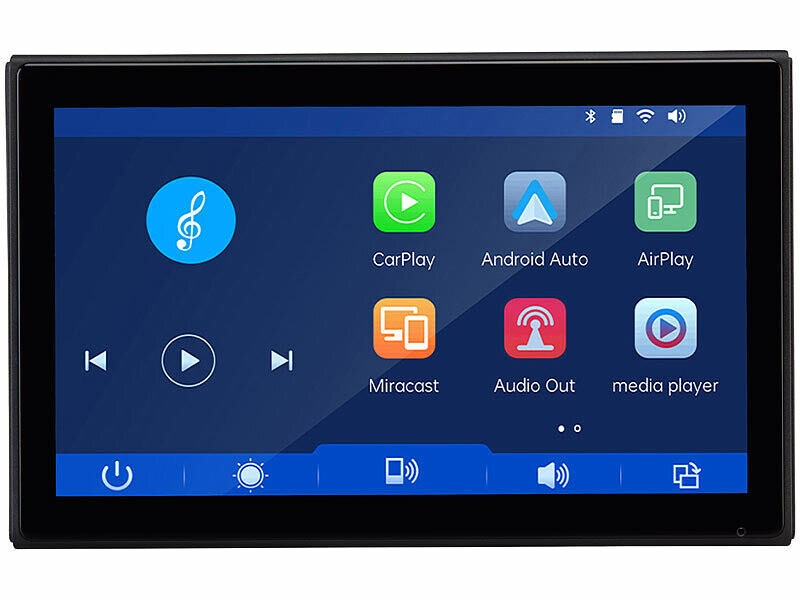 Écran tactile IPS HD 7" CAS-5065 compatible Apple CarPlay et Android ...