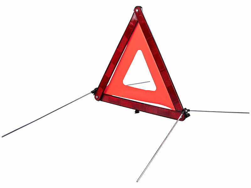 Kit de sécurité voiture avec gilet jaune et triangle de signalisation ...