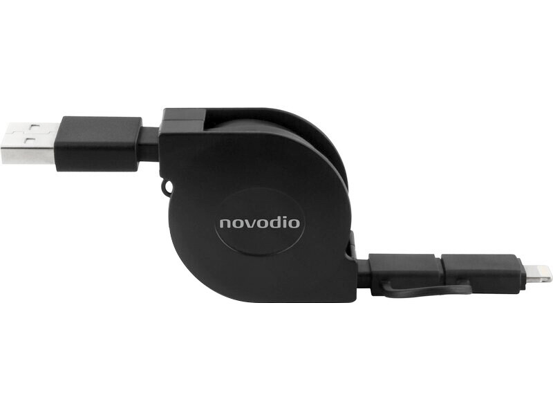 Câble Lightning/Micro-USB vers USB-A rétractable 1 m | Câbles Lightning ...