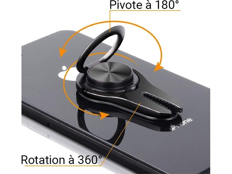 Support smartphone 3 en 1 SKT-H01 rouge | Supports pour smartphone ...