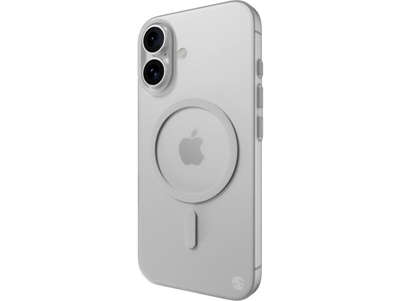 Coque MagSafe blanc transparent pour iPhone 16 0.35 M | iPhone 16 / 16 ...