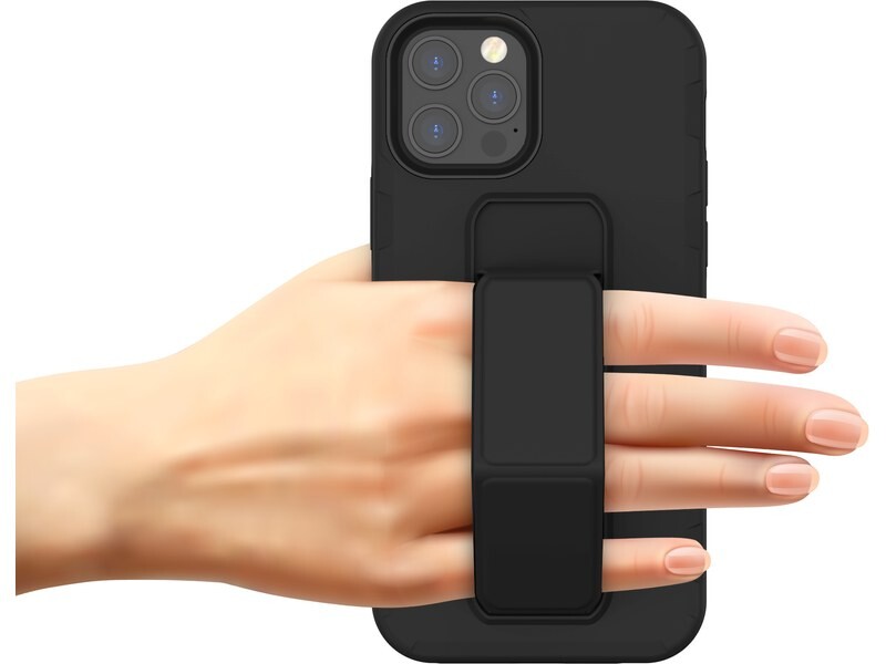 Coque pour iPhone 12 Mini avec support noir | iPhone 12 / 12 Pro / 12 ...