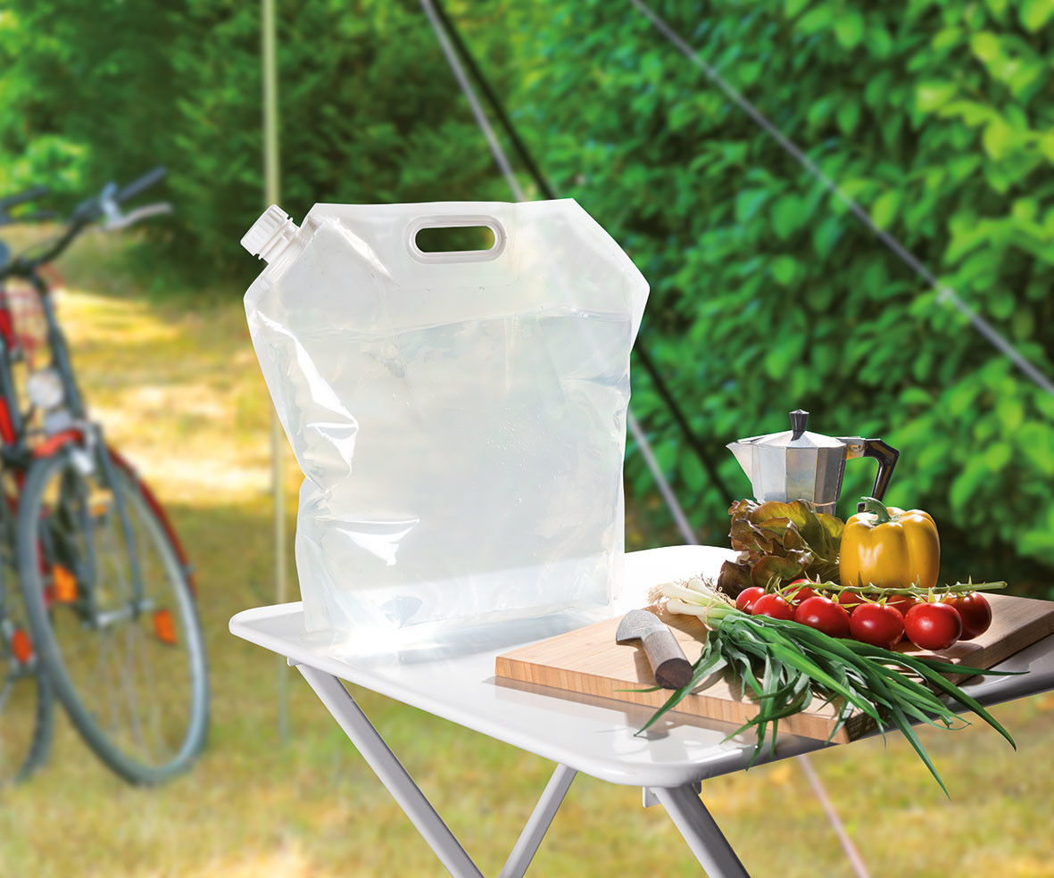 Bidon d'eau 10L repliable en plastique alimentaire pour Camping et ...