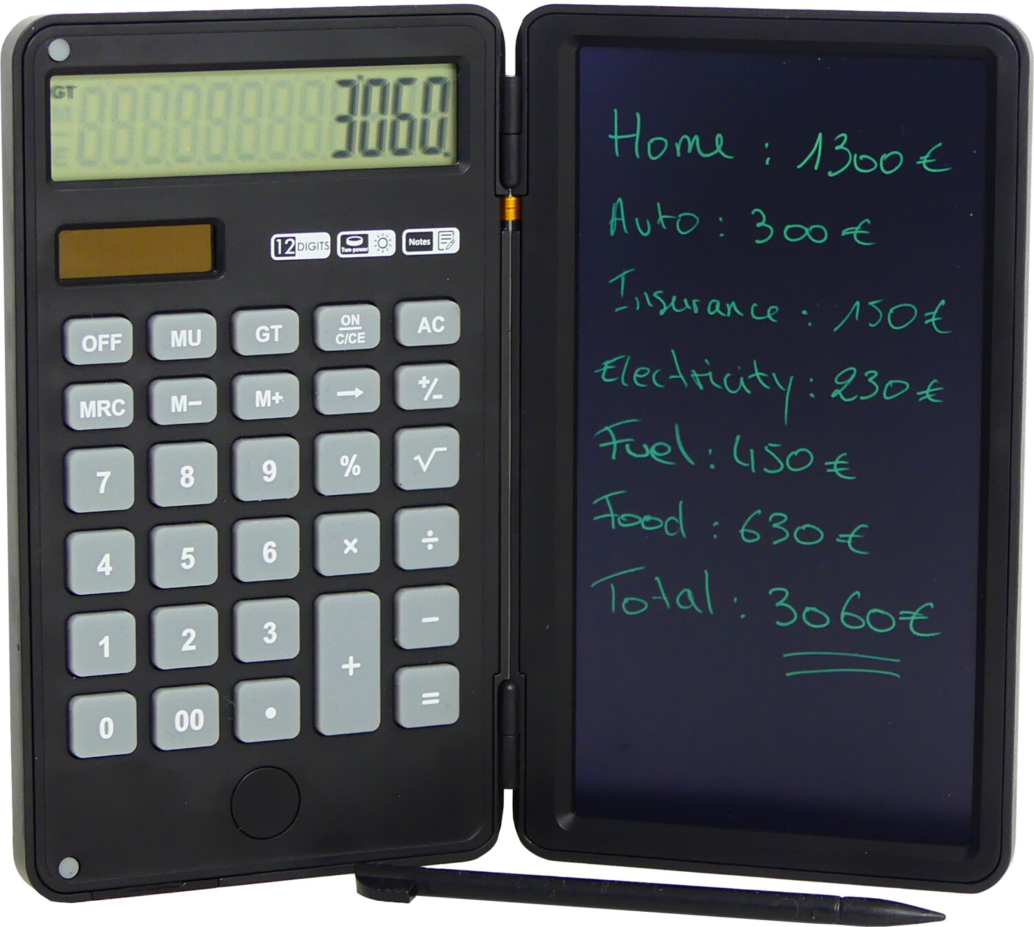 Calculatrice avec ardoise magique | Divers fournitures | Pearl.fr