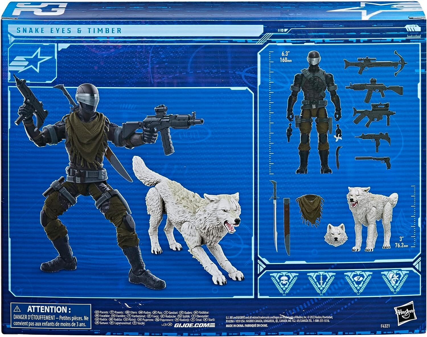 Figurines de collection G.I. Joe Snake Eyes & Timber | Figurines | Pearl.fr