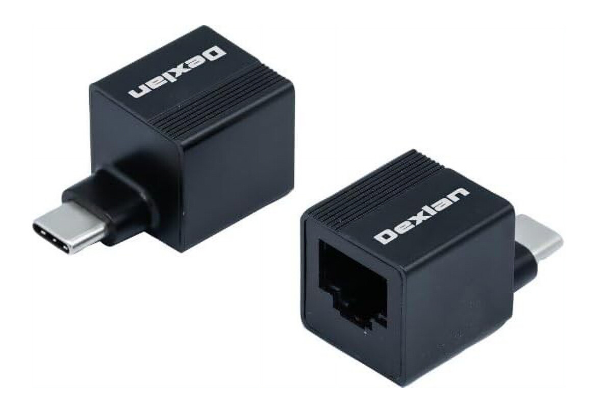 Micro adaptateur RJ45 Gigabit Ethernet vers USB-C | Adaptateurs | Pearl.fr
