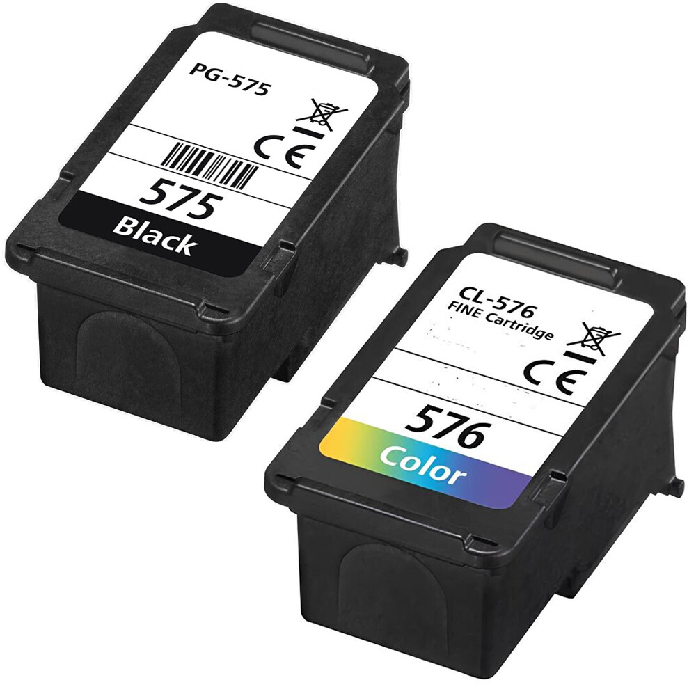 2 cartouches remanufacturées Canon PG-575/CL-576 XL | Cartouches ...