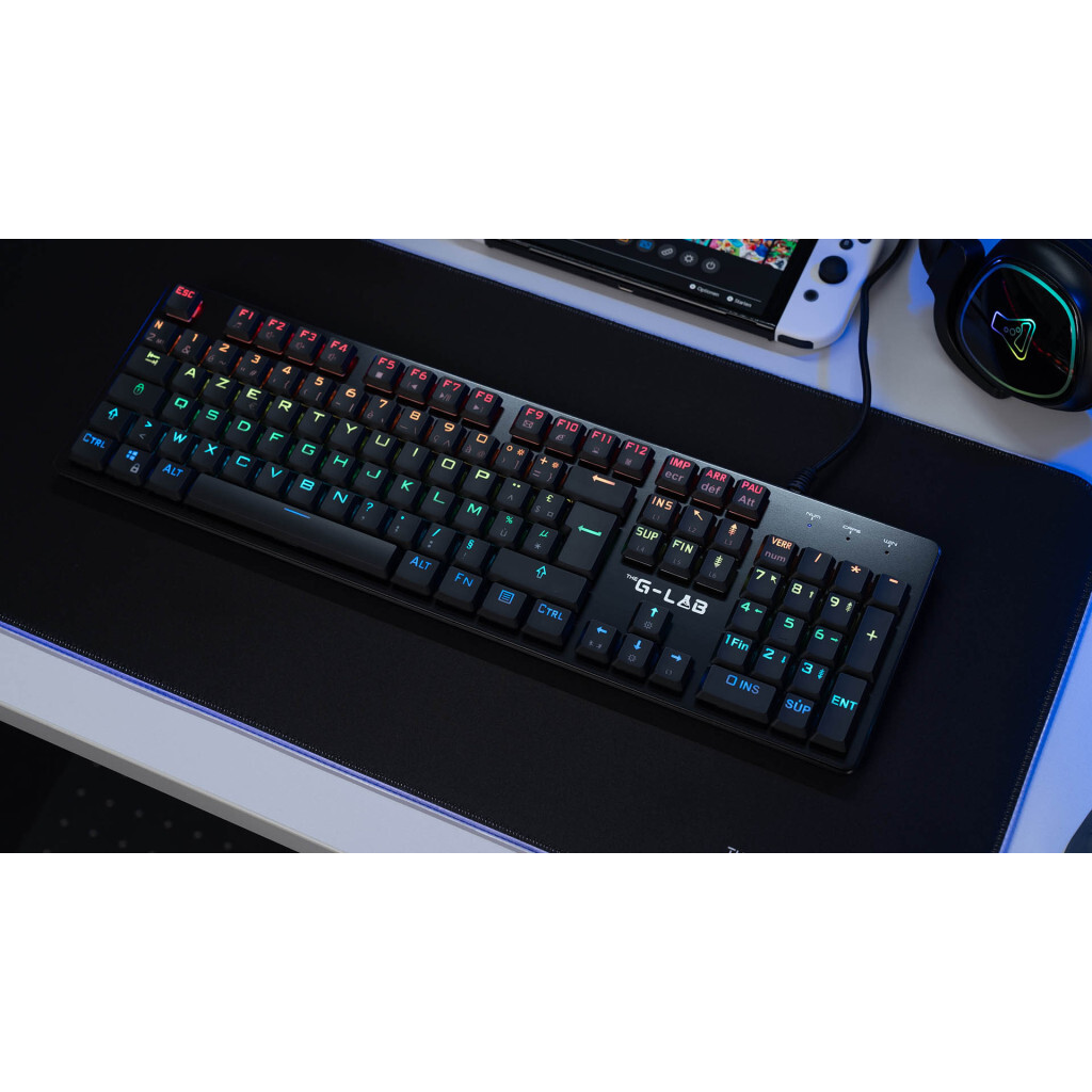 Clavier gaming filaire Keys Platinium | Claviers Gaming | Pearl.fr