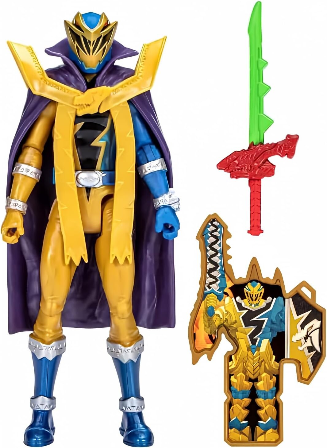 Figurine Power Rangers Dino Fury Gold Ranger mode Dino Master ...
