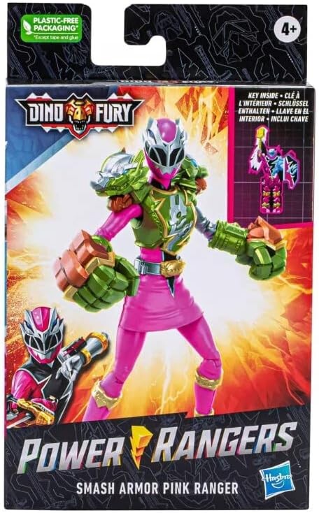 Figurine Power Rangers Dino Fury Smash Armor Pink Ranger | Figurines ...