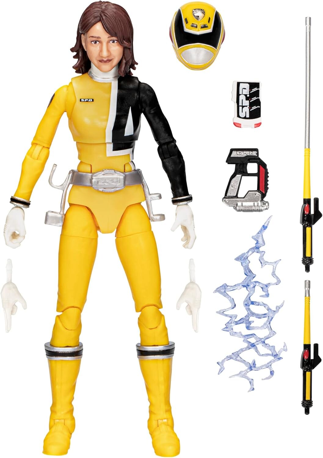 Figurine Power Rangers Lightning Collection S.P.D. Ranger jaune ...