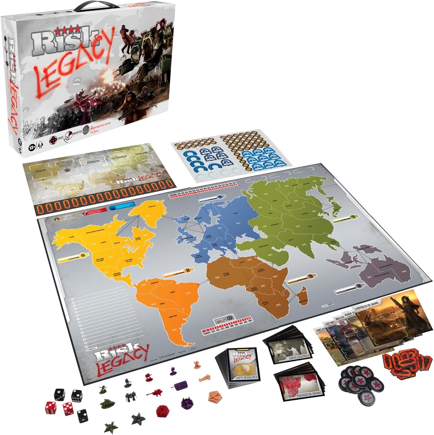 Jeu de plateau RISK Legacy | Jeux de société | Pearl.fr