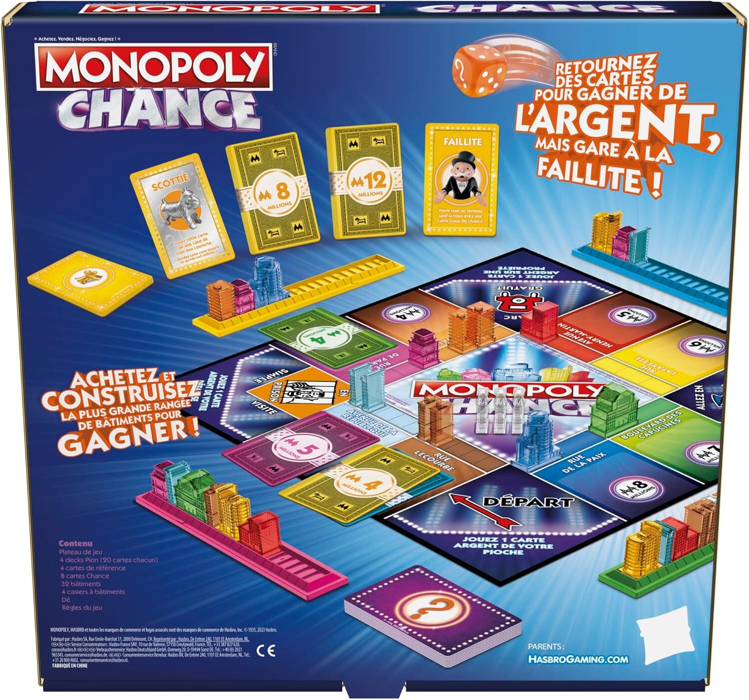 Jeu de société Monopoly Chance | Monopoly | Pearl.fr