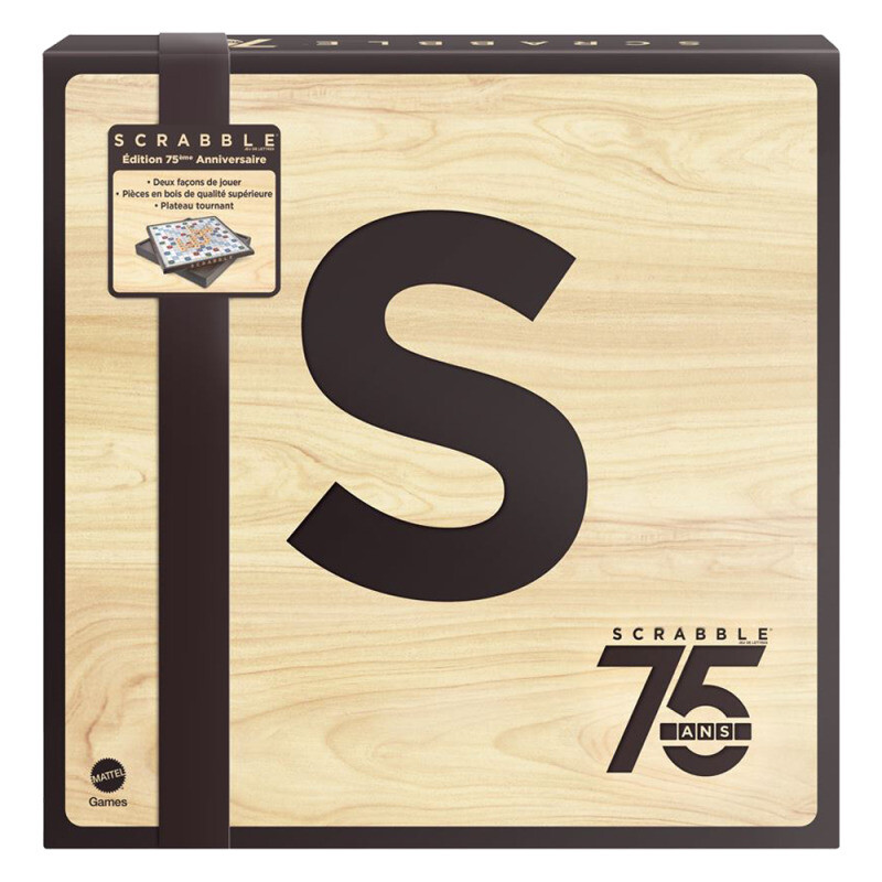 Jeu de société Scrabble édition spéciale 75ème anniversaire | Jeux de ...