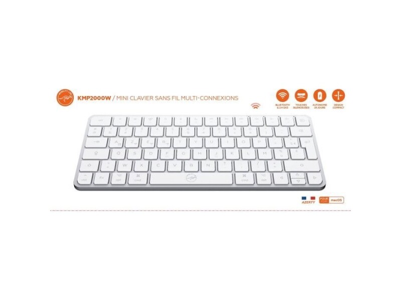 Mini clavier à touches plates KMP2000W Mini multi-connexions | Mini ...