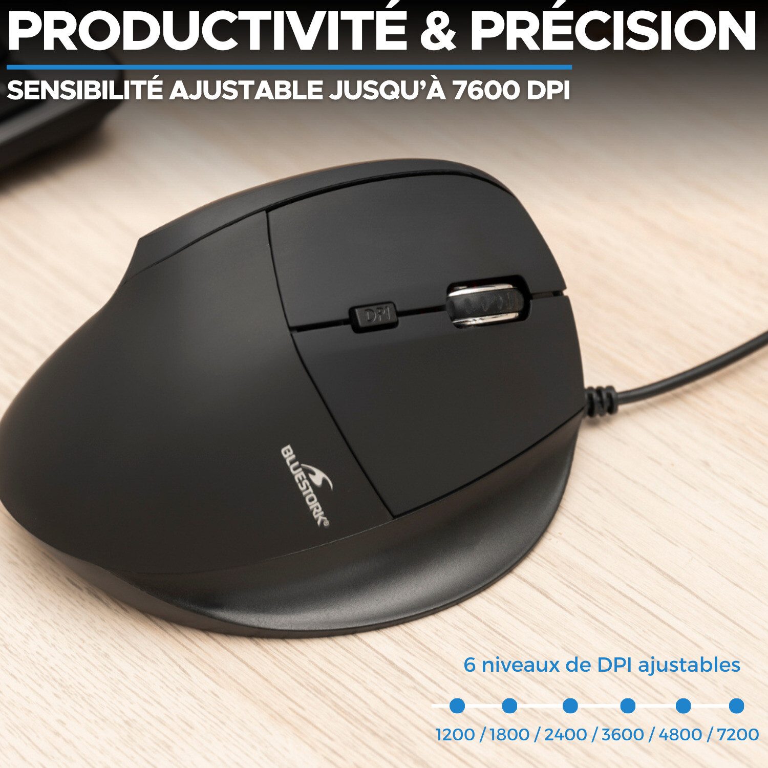 Souris ergonomique filaire M-W-ERGO (Reconditionné) | Informatique ...