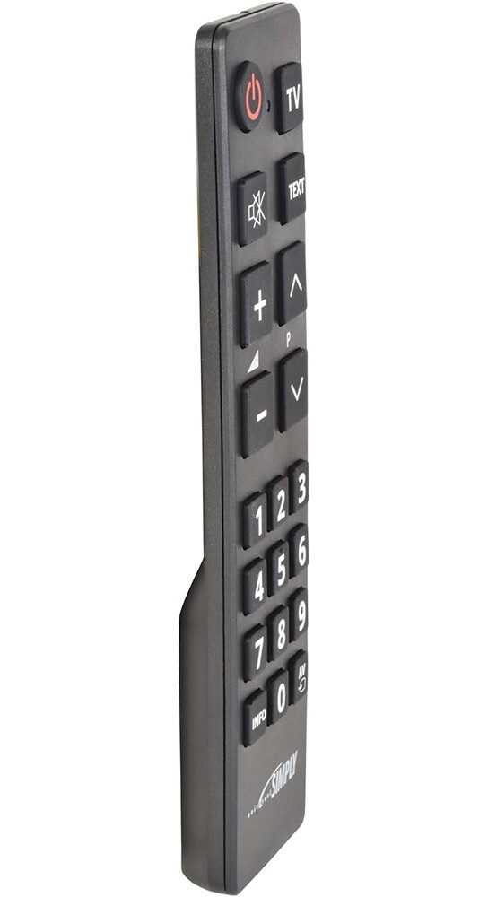 Télécommande universelle simplifiée Simply | Télécommandes universelles ...