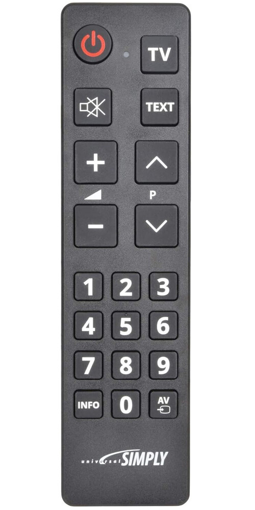 Télécommande universelle simplifiée Simply | Télécommandes universelles ...