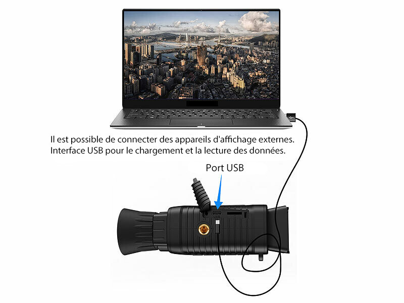 Appareil de vision nocturne infrarouge monoculaire | Jumelles | Pearl.fr