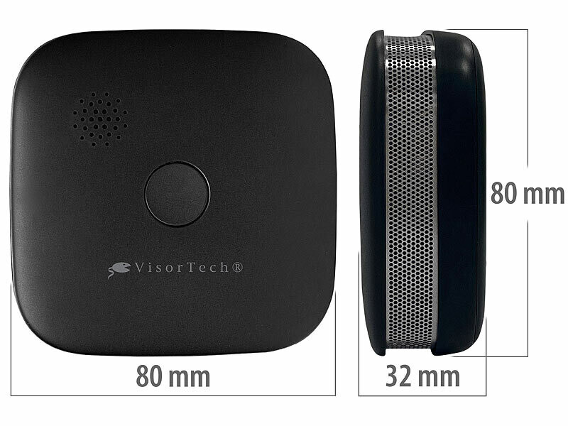 Détecteur de fumée connecté RWM-190.app | Détecteurs de fumée | Pearl.fr