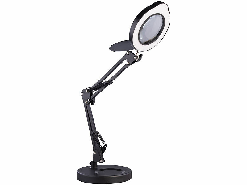 Lampe loupe LED grossissement x10 LED CCT avec pince et socle | Lampes ...