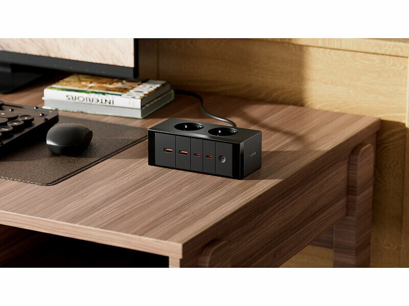 Multiprise 2 prises et chargeur rapide USB GaN3 Power Delivery jusqu'à ...