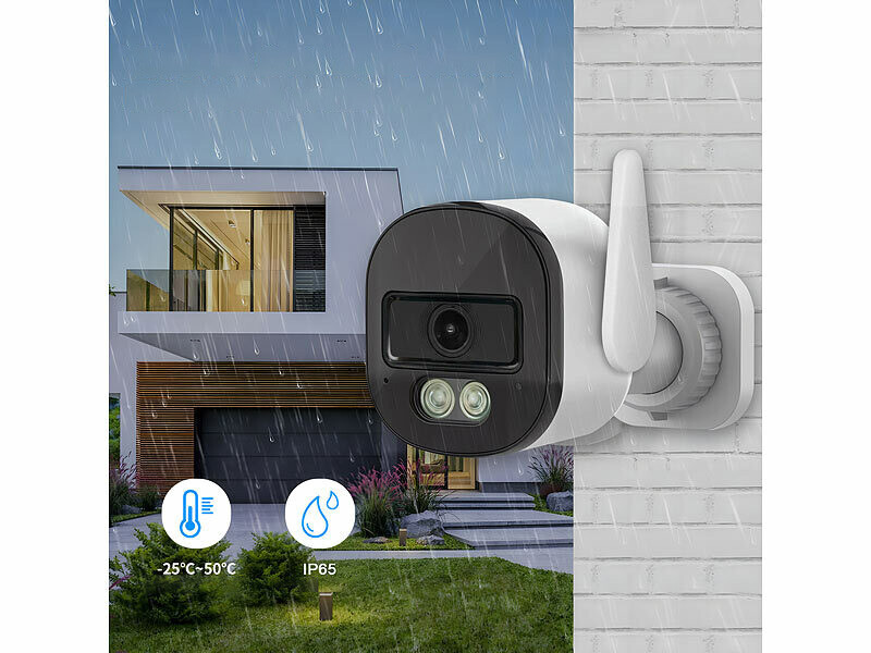 Système de surveillance connecté DSC-750.app V3 avec 4 caméras d ...