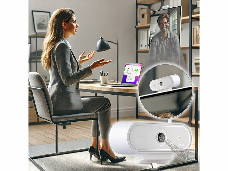 Webcam Full HD pour écran ST-320 | Webcams | Pearl.fr