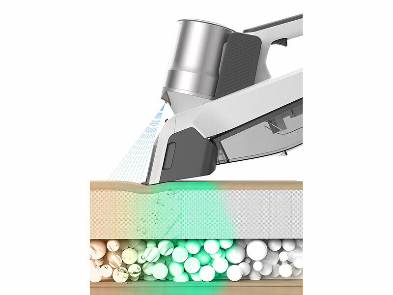 Aspirateur-laveur injecteur extracteur sans fil 15 kPa pour textiles ...