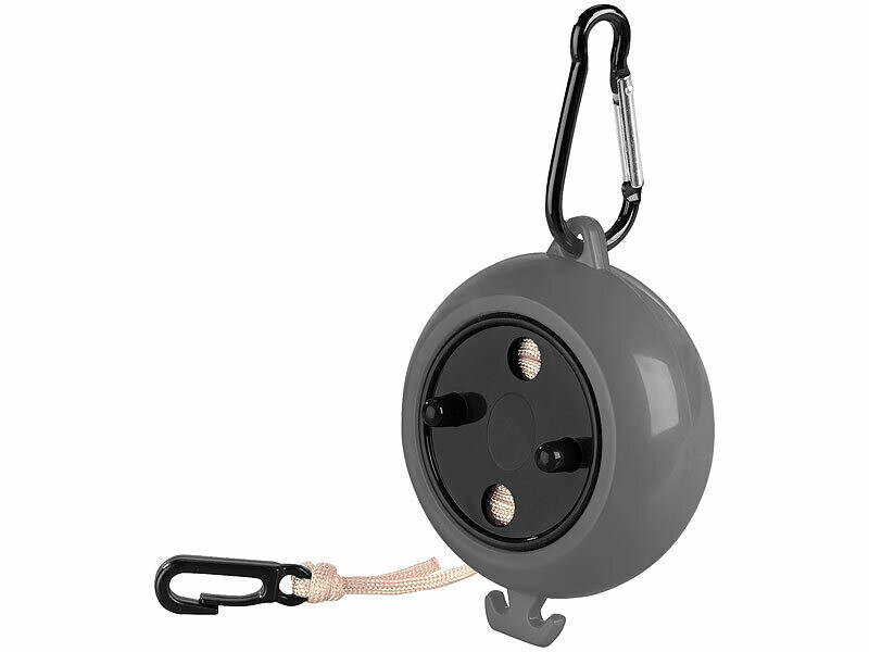 Corde à linge enroulable 10 m avec mousqueton et 20 pinces à linge ...