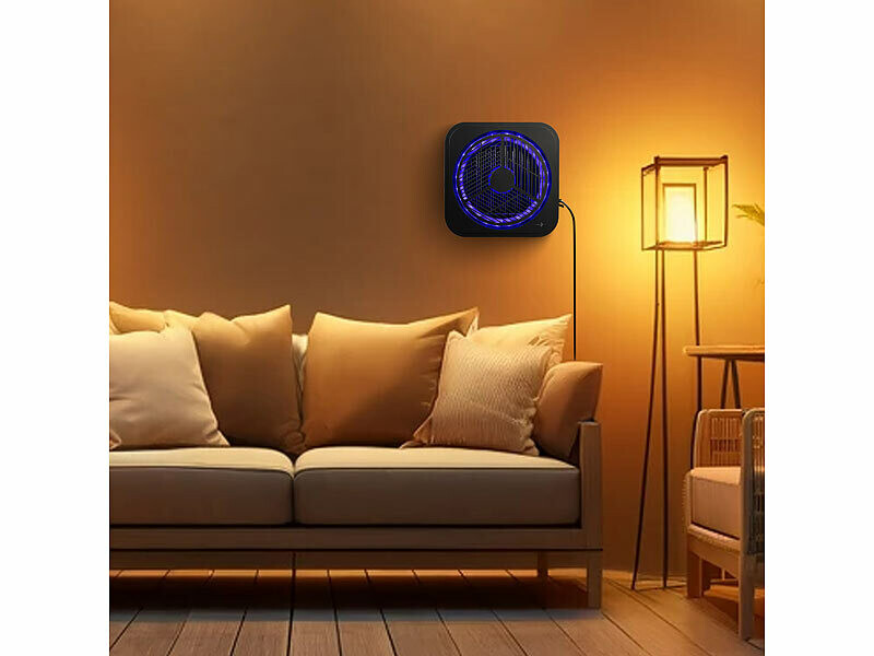 Piège à insectes mural UV IV-650 - coloris noir | Pour l'intérieur ...