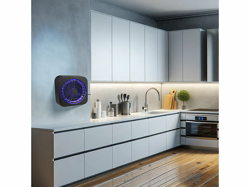 Piège à insectes mural UV IV-650 - coloris noir | Pour l'intérieur ...