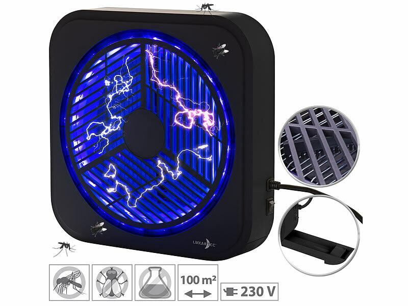 Piège à insectes mural UV IV-650 - coloris noir | Pour l'intérieur ...