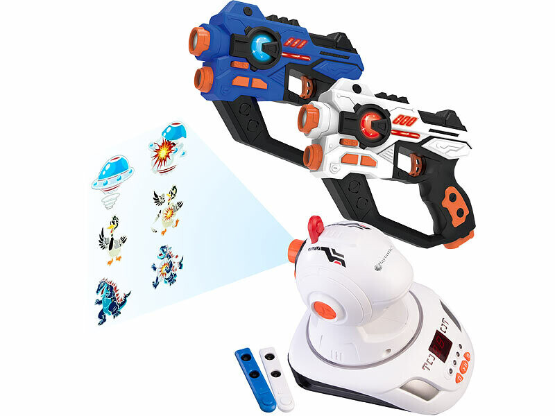 2 pistolets laser avec projecteur | Nerf et jeux de tir | Pearl.fr