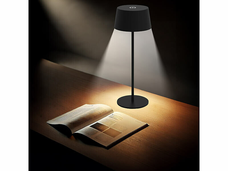 Lampe de table rechargeable LED 150 lm avec intensité variable | Lampe ...